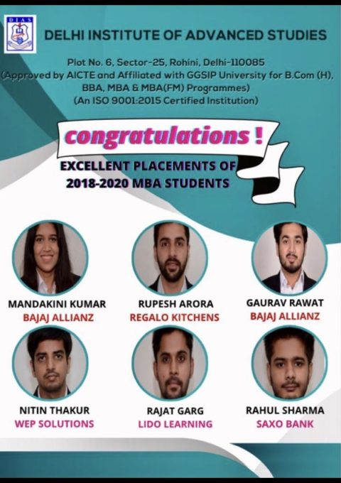 Best MBA College in Delhi - Delhi Institute of Advanced Studies